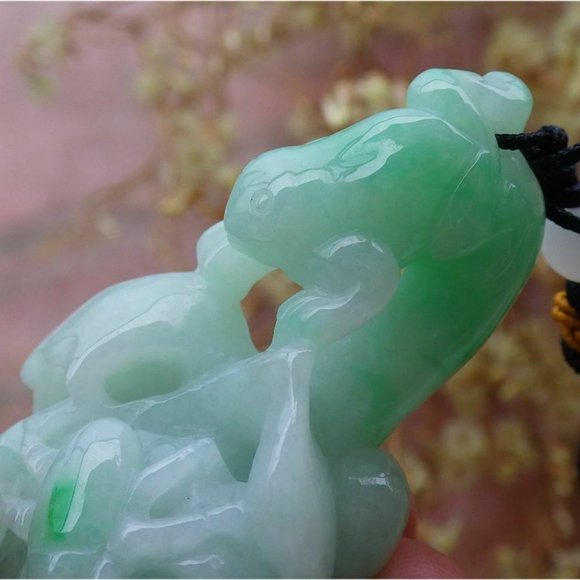 Gojade | Jewelry | Certified Burma A Jade Jadeite Frog Toad Spider ...